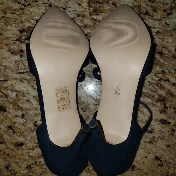 Kurt Geiger | Shoes | Navy Blue Carvelas Luna Shoes By Kurt Geiger ...